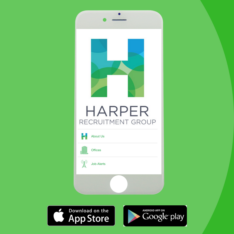 Our new App and Website has arrived! | Harper Recruitment